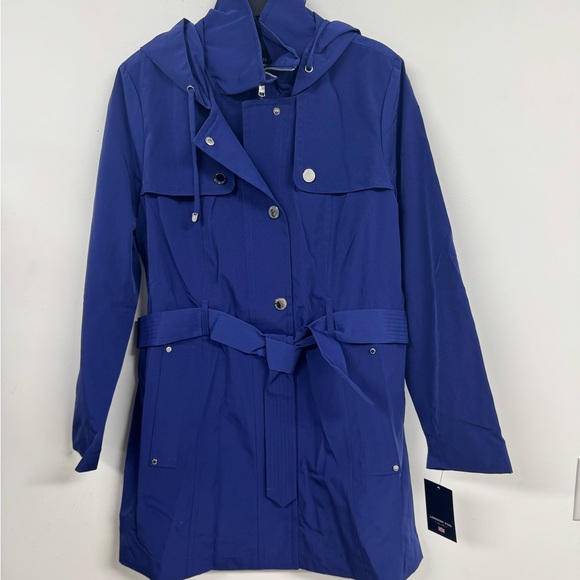 London Fog | Jackets & Coats | London Fog Blue Trench Coat With ...